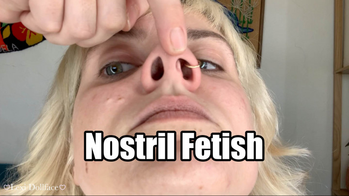 Lexi Dollface Look Up My Nose Nostril Fetish Manyvids