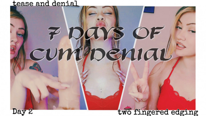Misshocus 7 Day Of Cum Denial Day 2 Two Fingers Manyvids