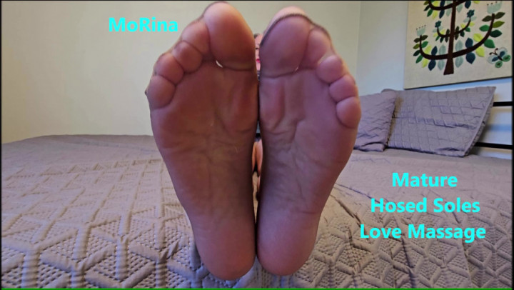 Morina Mature Hosed Soles Love Massage Morina Footfetish Pantyhose