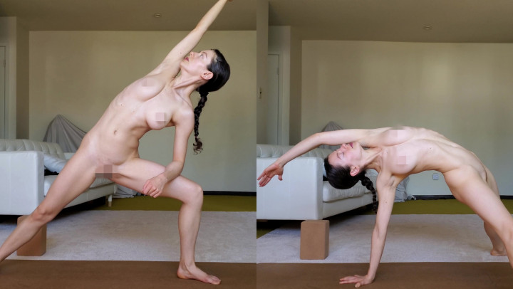 Violetfoxy Hot Naked Yoga Full 1080 Manyvids