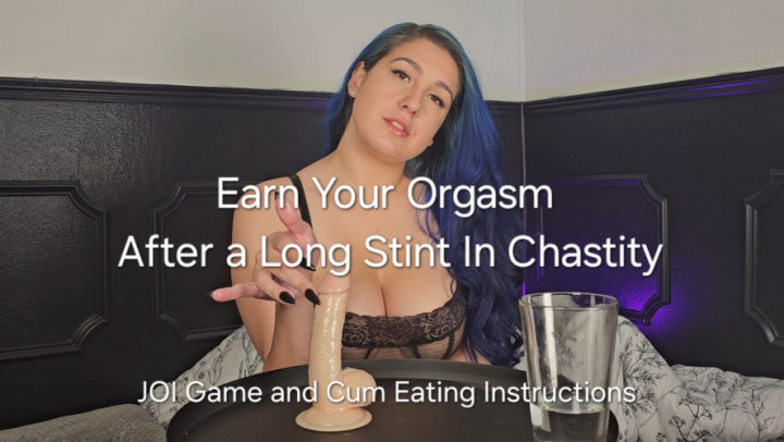 Freya Reign Earn Your Orgasm After A Long Stint In Chastity Manyvids