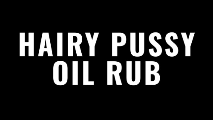 Lunarose Hairy Pussy Oil Rub Manyvids
