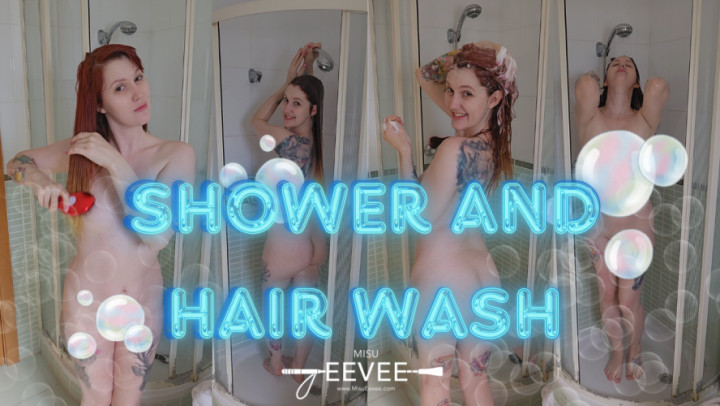 Misueevee Hair Washing Hair Brushing Showering Manyvids