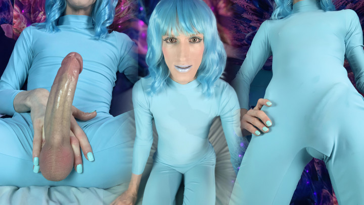 Fayvalentine369 Sissy Facial Blue Tight Outfit Manyvids