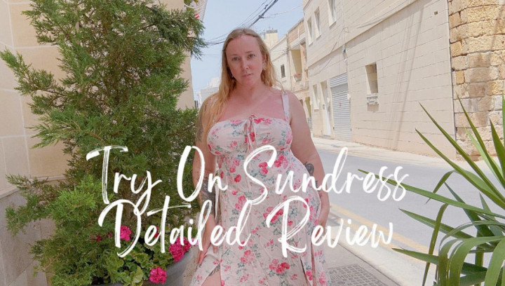 Yourfetishbrat Try On Sundress Detailed Review Manyvids