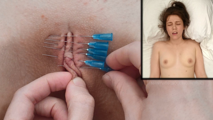 Soulincontrol Piercing Lilys Pussy Shut With Needles Manyvids