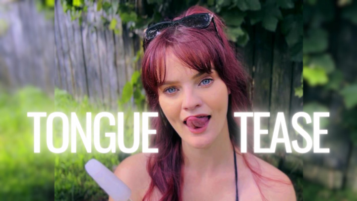 Cybercandace Popsicle Tongue Tease Manyvids