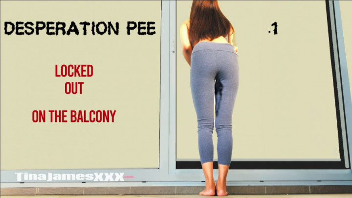 Tinajamesxxx Desperation Pee1 Balcony Lockout Preview Manyvids
