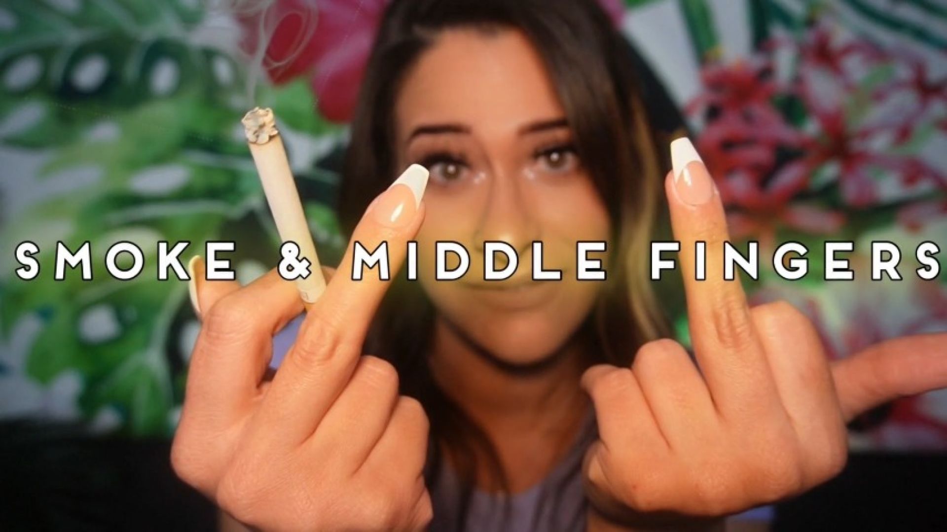 Milaap Smoking And Middle Fingers Manyvids