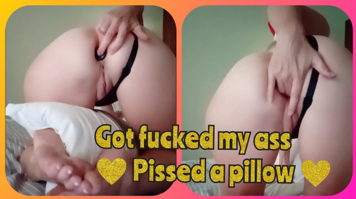 Penelopa3 Anal Play Pillow Piss Manyvids