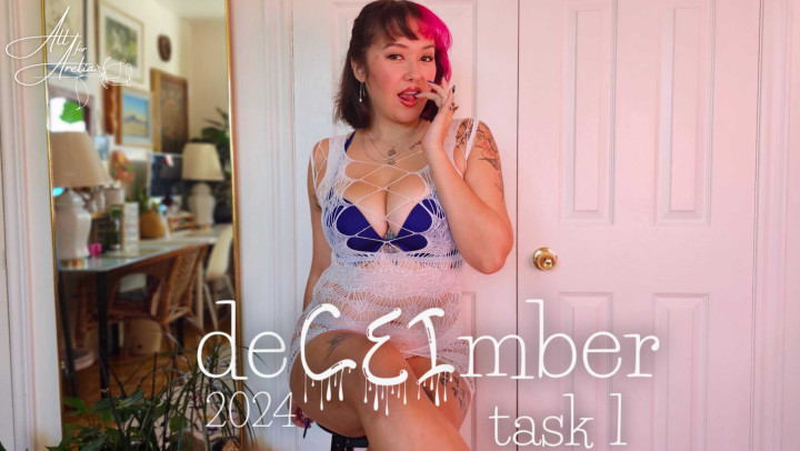 Mistressarelia Deceimber 2024 Task 1 Manyvids