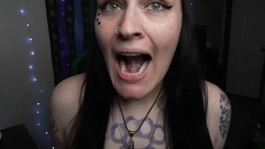 Gothbunny6669 Gothbunnys Mouth Tour Manyvids