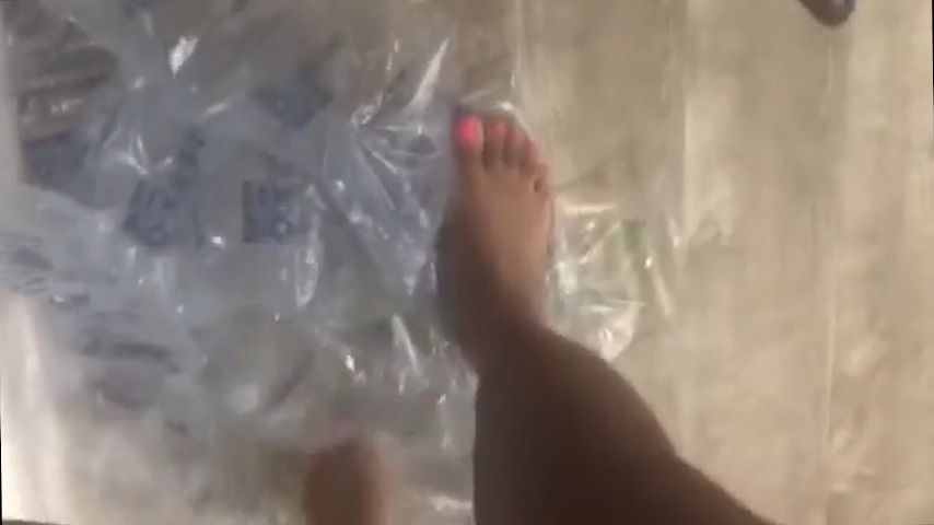 Mxdomincrushgoddess Pov Of Plastic Wrap Stomping Manyvids
