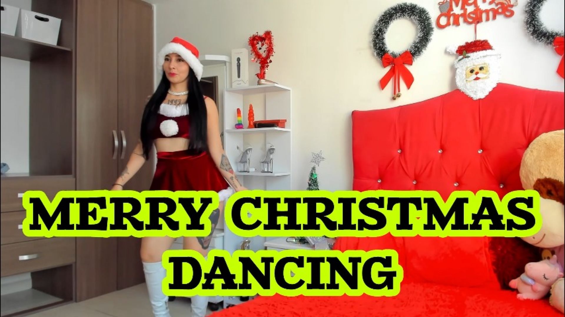 Sweetkimi Merry Christmas Surprise Striptease Manyvids