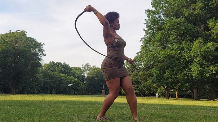 Ladywiththewhips Sexy Bullwhip Goddess Whip Practice Manyvids