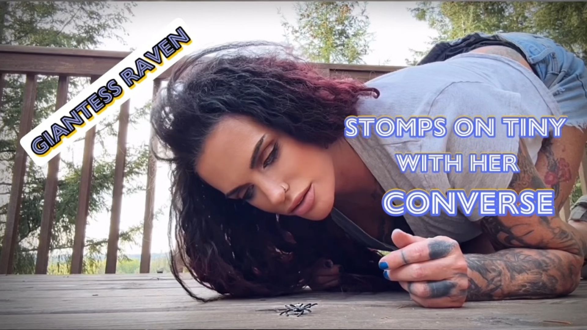 Mistressravenfd Giantess Raven Stomps Tiny With Her Converse Manyvids