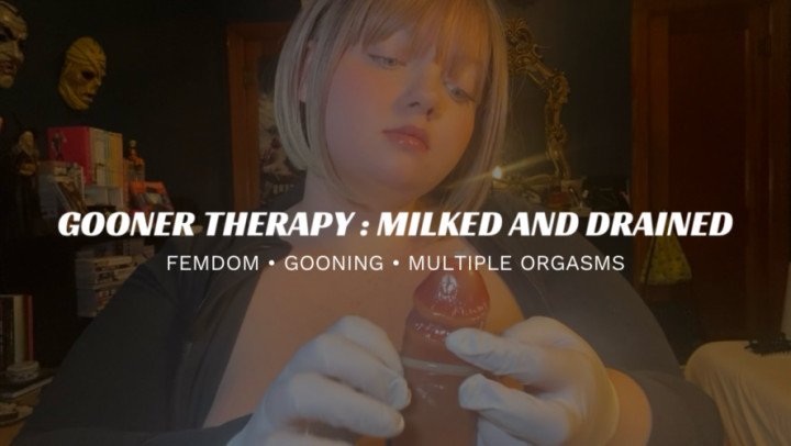 Christithequeenn Gooner Therapy Milked And Drained Manyvids