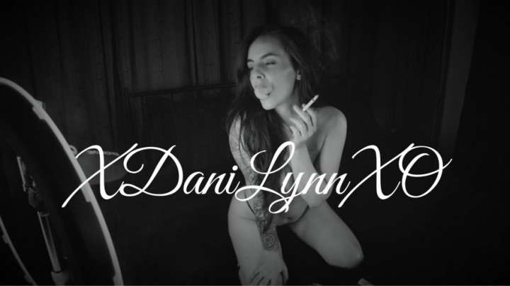 Dani Lynn Smoking Bts In Black And White Manyvids