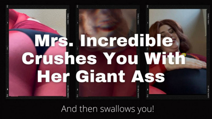 Genderqueergoddess Mrs Incredible Ass Crush And Vore Manyvids