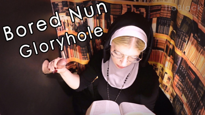 Tiablack Annoyed Nun Provides Spiritual Relief Gloryhole Manyvids