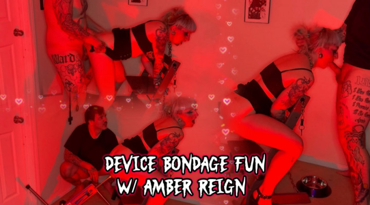 Justanicecock Device Bondage Fun W Amber Reign Manyvids
