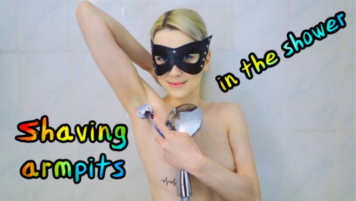 Mia Mimi Shaving Armpits In The Shower Manyvids