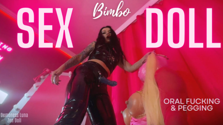 Demoness Luna Femdom Christmas Bimbo Robot Sex Doll Fun Manyvids