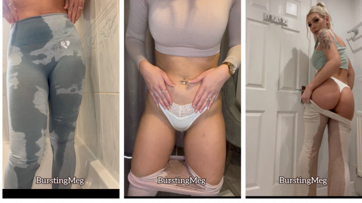 Burstingmeg Leggings Wetting Compilation 01 Manyvids