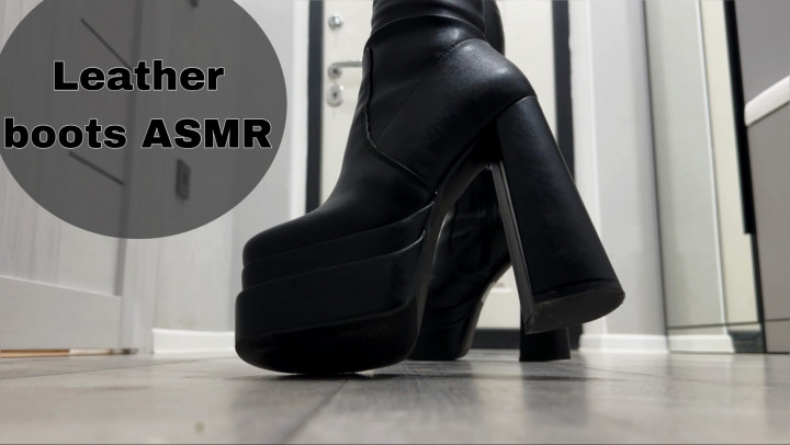 Princessjulia Leather Boots Try On Asmr Manyvids