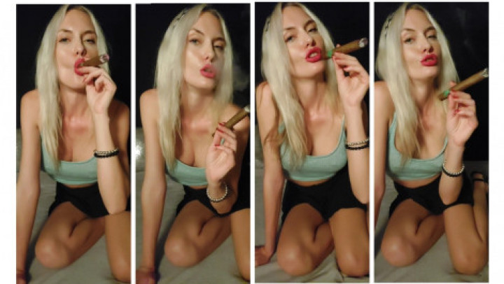 Hotsmokingangel Beautiful Cigar Experience Manyvids