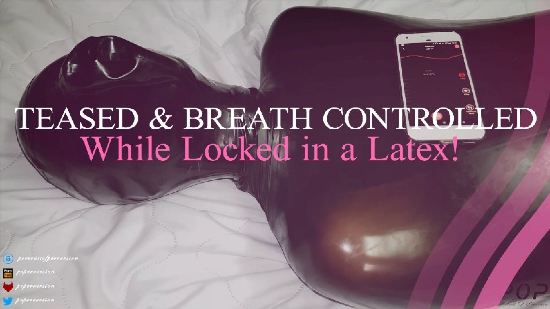 Portraitofperversion Teased And Breath Controlled While Locked In Latex Manyvids
