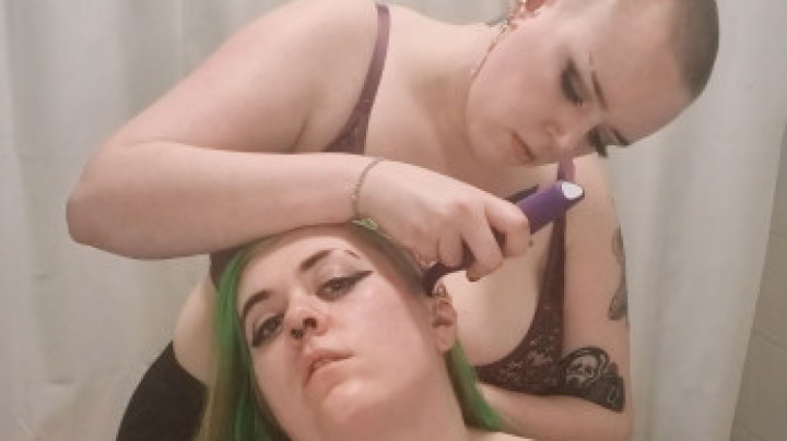Sicklysuccubus Bald Bbw Shaves Bestie Manyvids