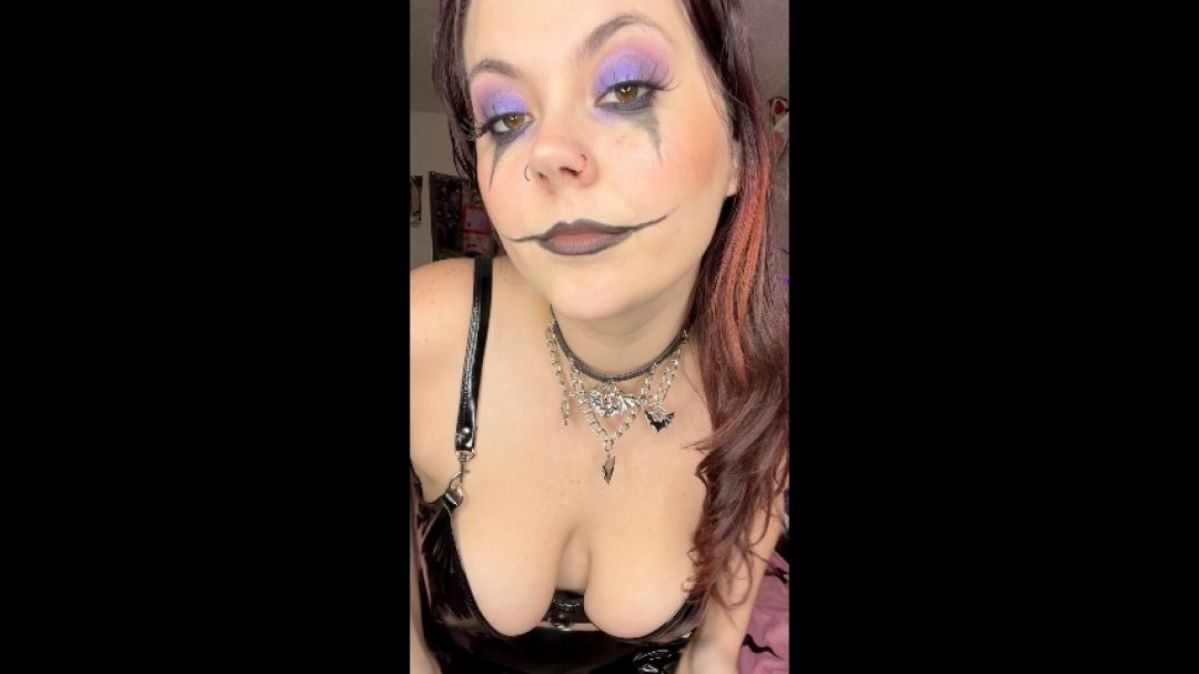 Fairygrrrl666 Goth Clown Face Fuck Manyvids
