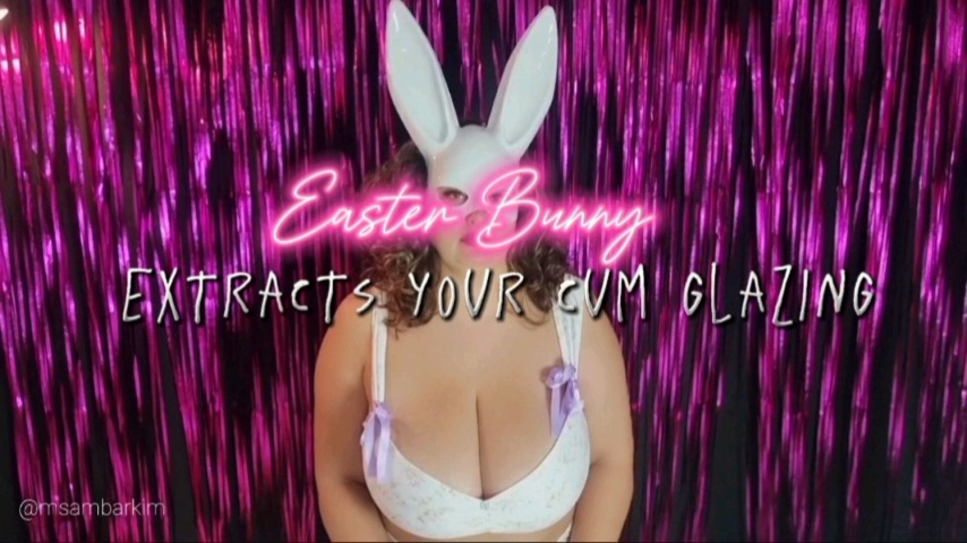 Msambarkim Easter Bunny Extracts Your Cum Gazing Manyvids