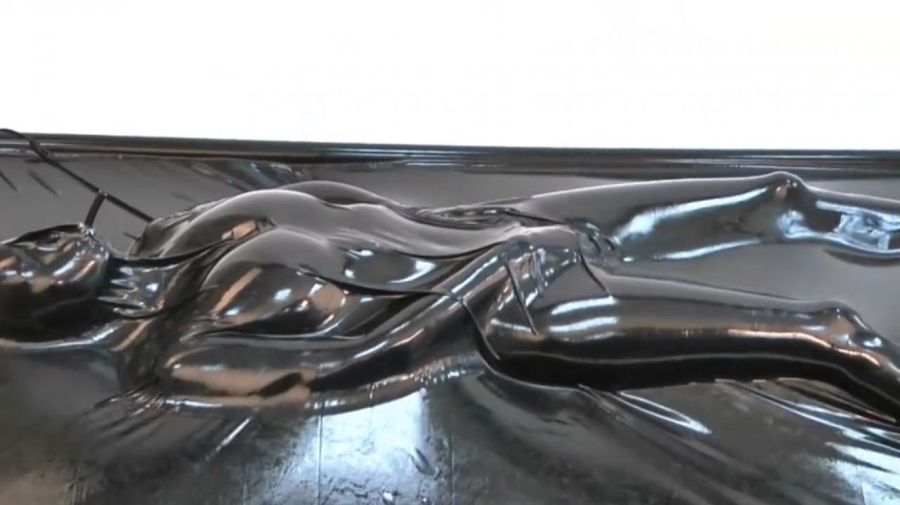 Bestfetishclips Girl Encased In Latex Catsuit Enjoys Her Rubber