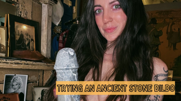 Prettysadiereed A History Of Sex Toys A Stone Dildo Manyvids