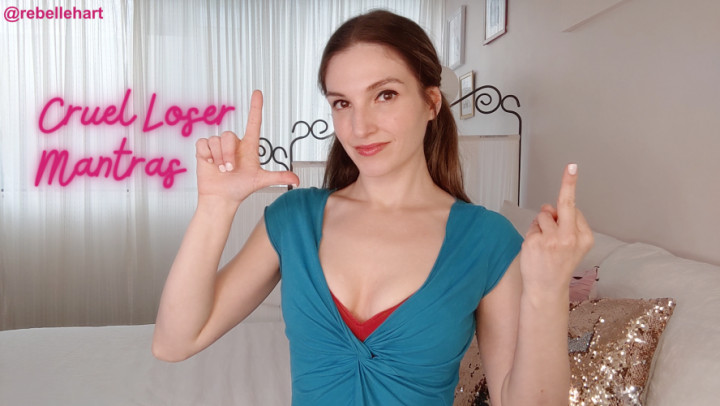 Rebellehart Cruel Loser Mantras Manyvids