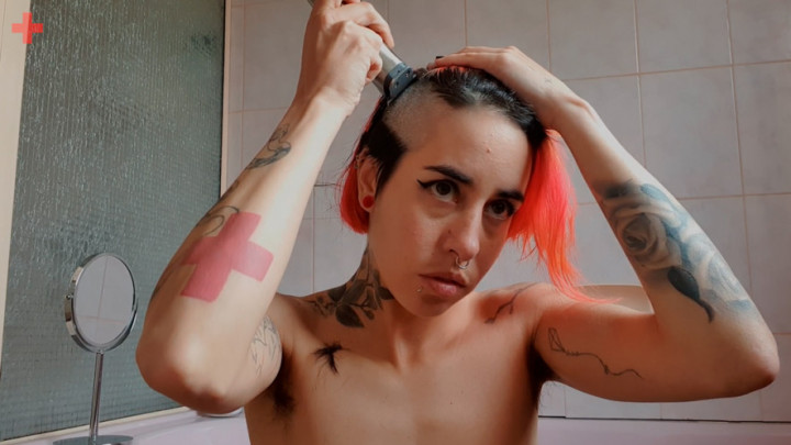 Eliskye Shaving My Head Selfie Style Manyvids