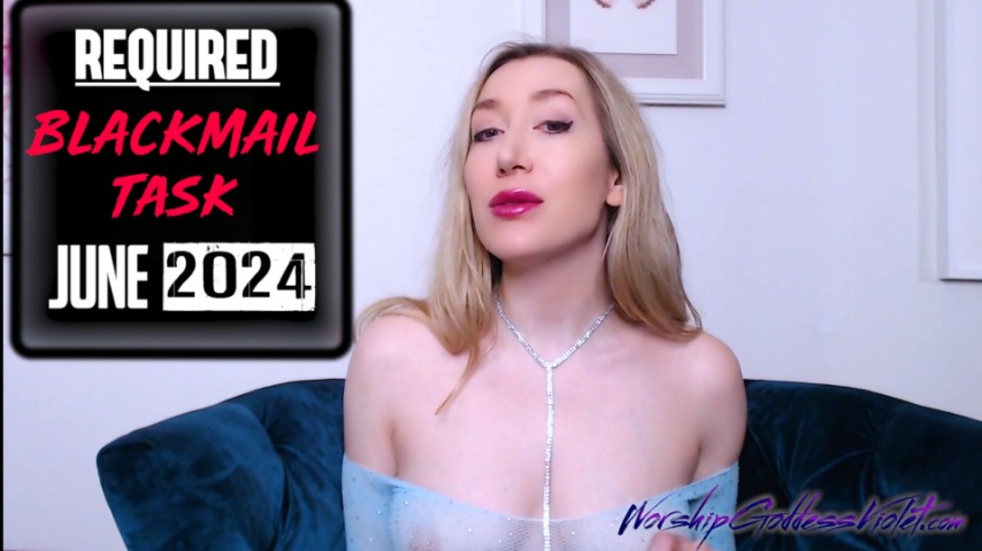 Sweetvioleta Required Blackmail Task June 2024 Manyvids