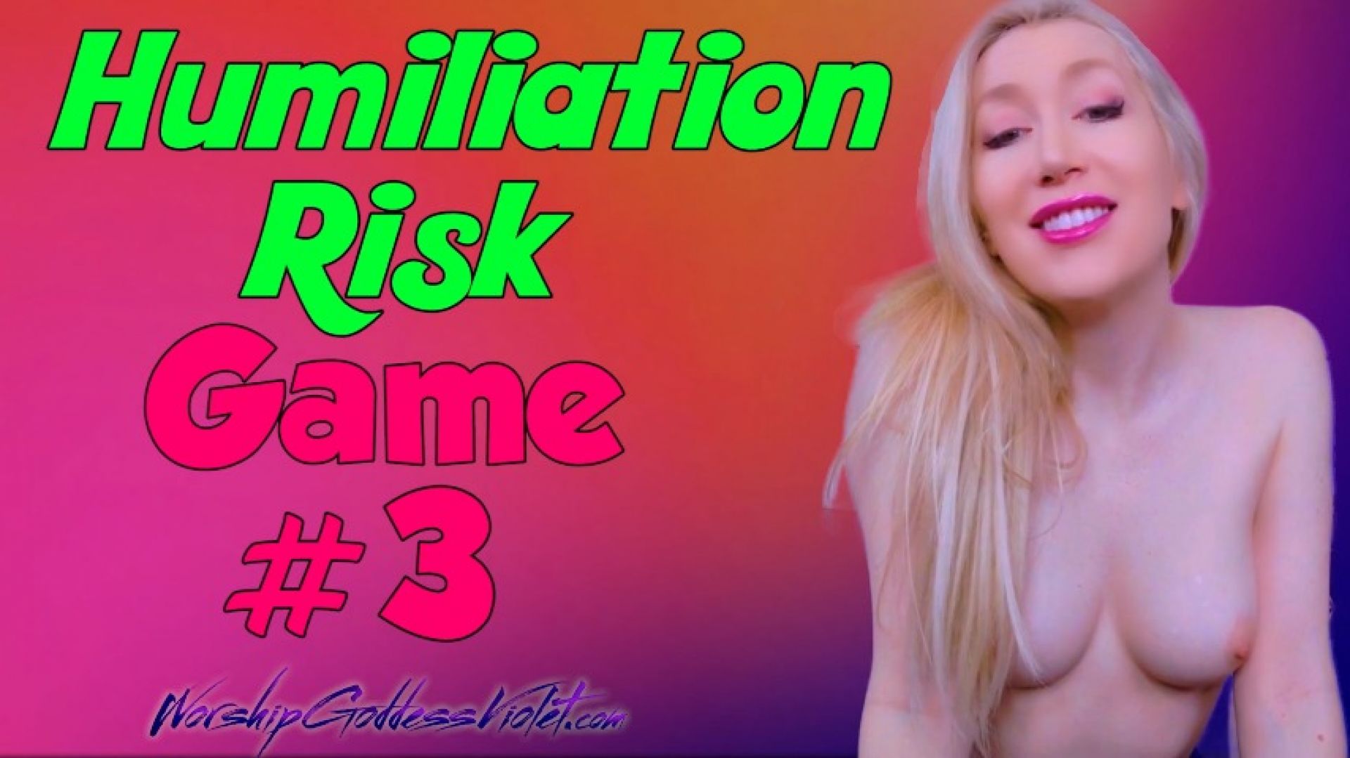 Sweetvioleta Humiliation Risk Game 3 Manyvids