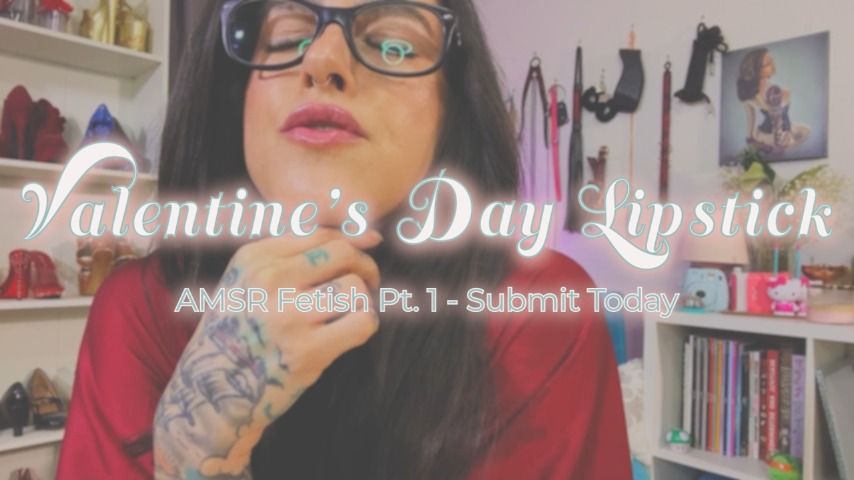 Miss Olivia Black Pt 1 Valentines Day Lipstick Asmr Video Manyvids